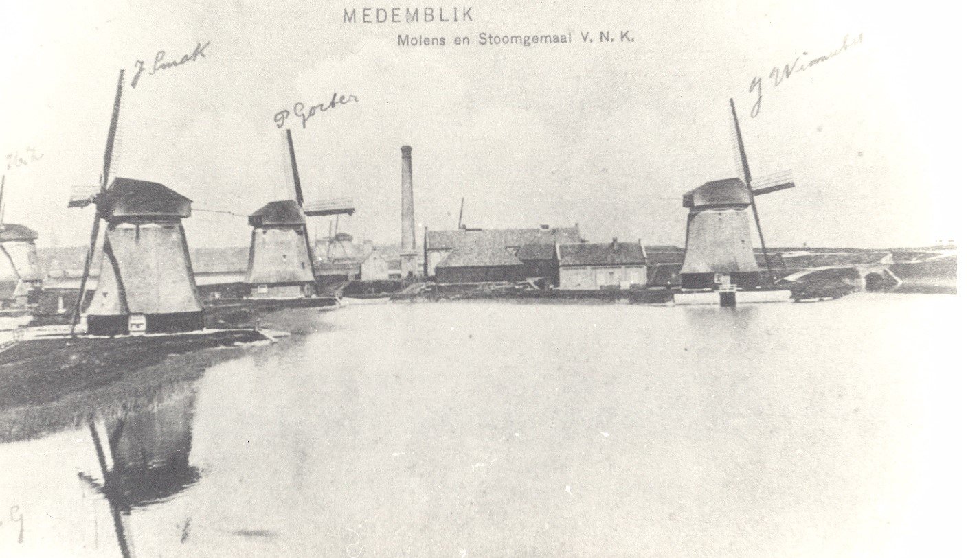 Den Ouden Doosch - Het gemaal en de windmolens van De Vier Noorder ...