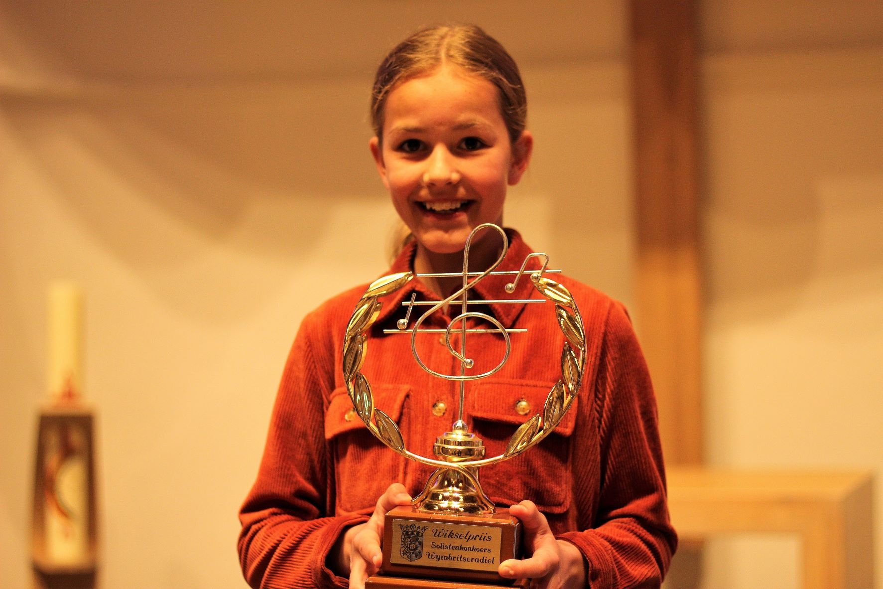 Tromboniste Isa van Vugt (11) uit Hommerts wint Dyn Poadium - Medemblik ...