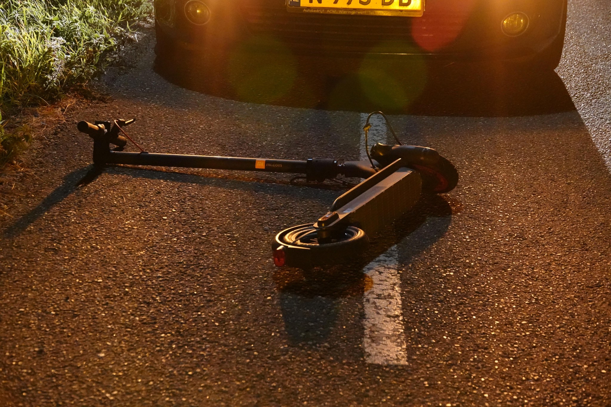 Persoon op step aangereden door auto bij Wervershoof - Medemblik Actueel